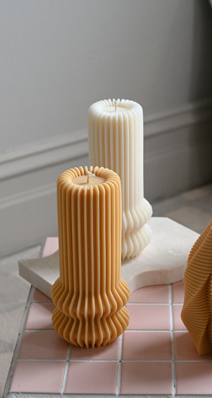 Marlo Sculptural Candle – Flört Designs